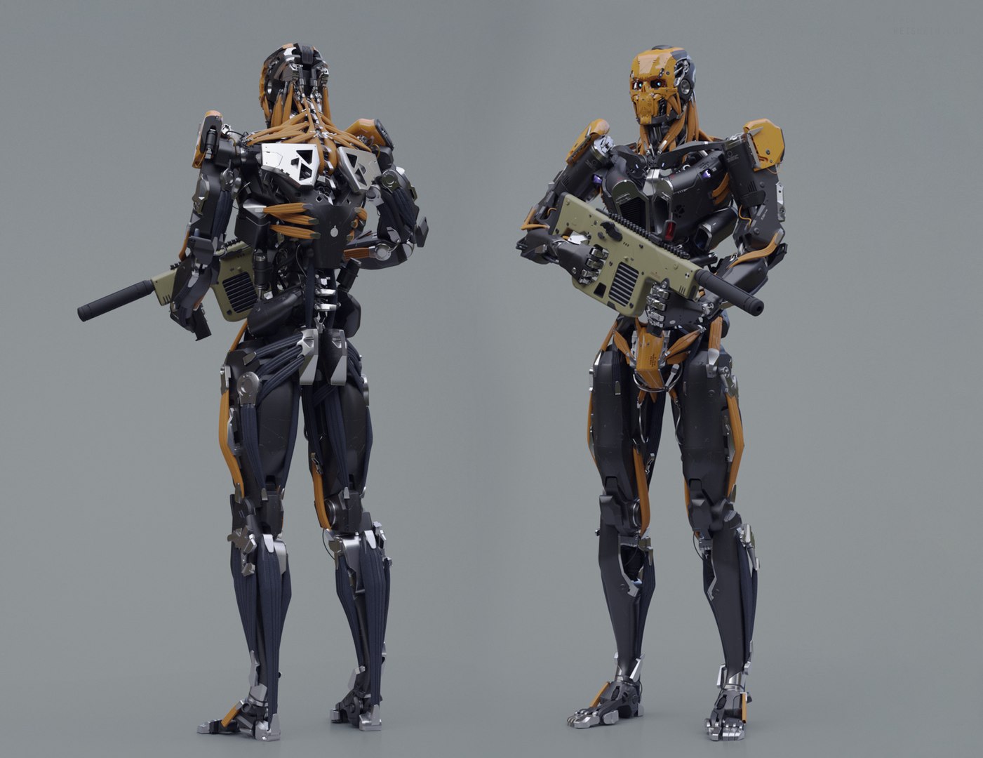 Robot Unreal Unity Model - TurboSquid 1879595