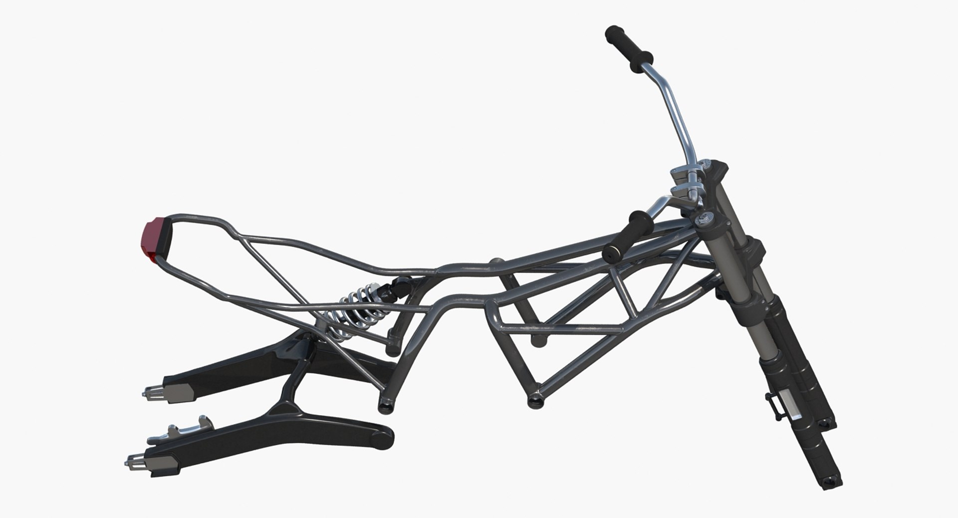 Motorcycle Frame 3d C4d