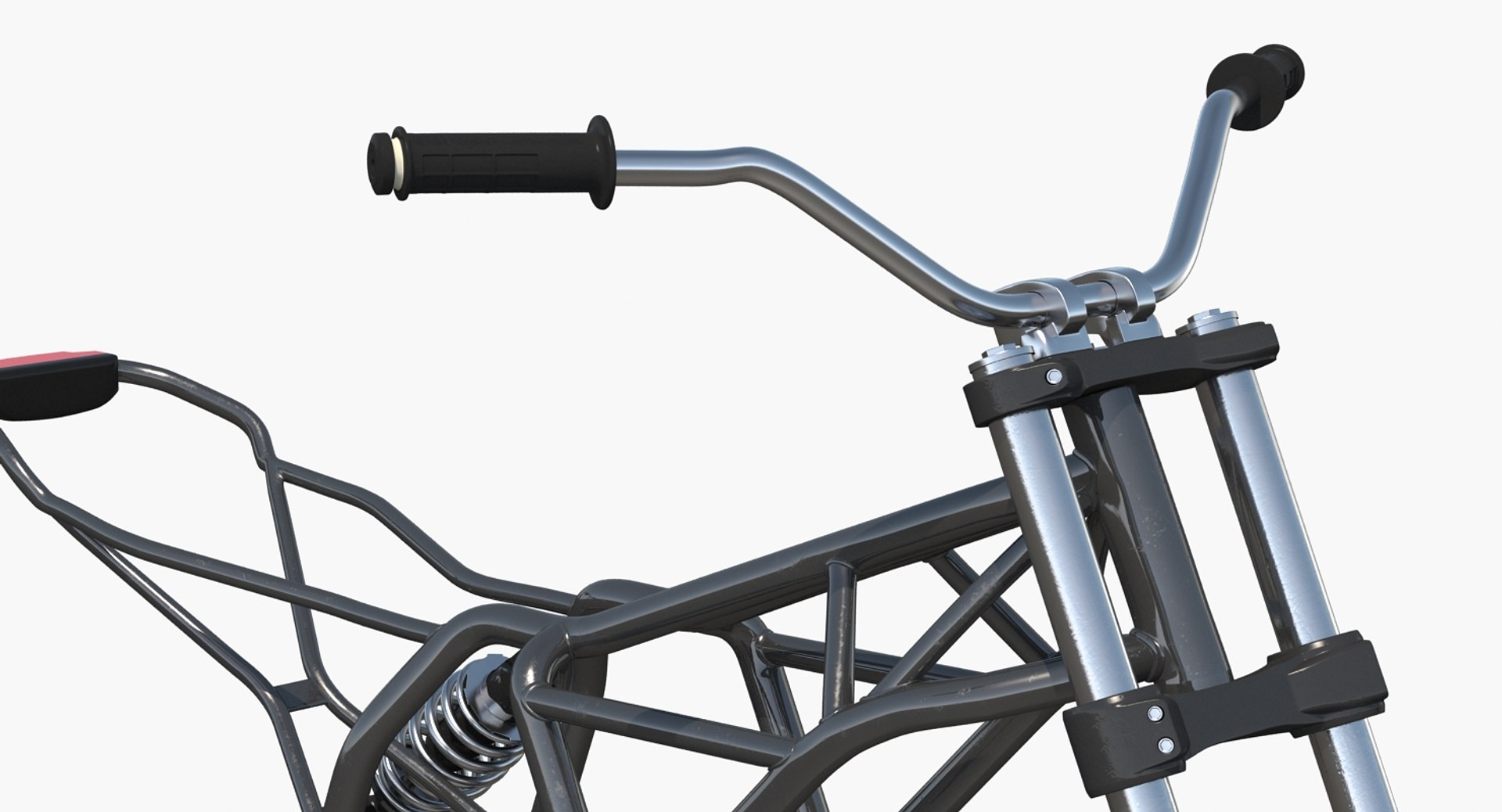 Motorcycle Frame 3d C4d