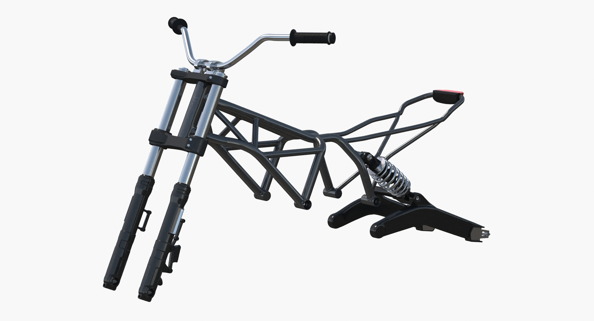 Motorcycle Frame 3d C4d