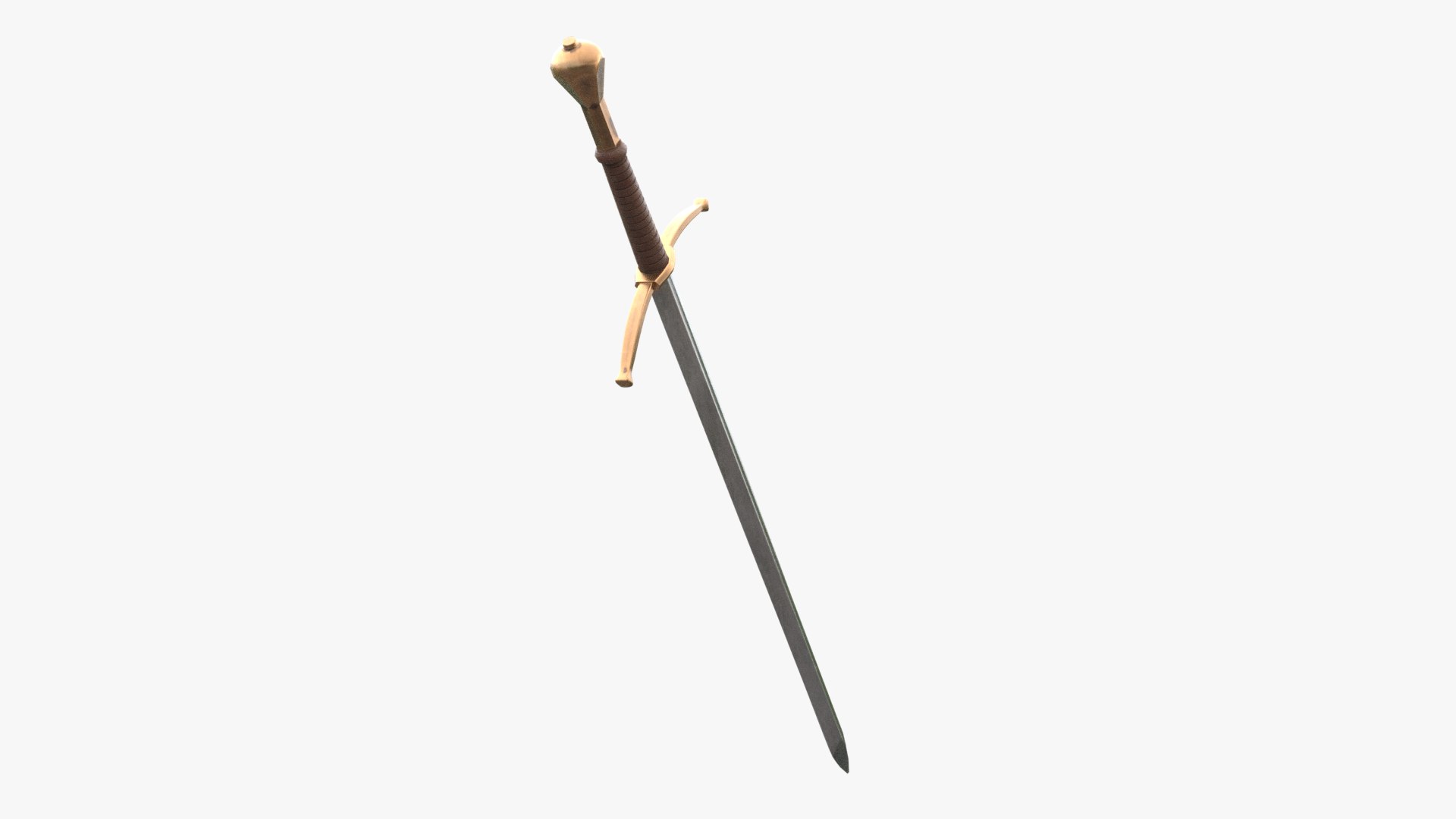 Medieval Longsword Metal Sword 3D - TurboSquid 1566873