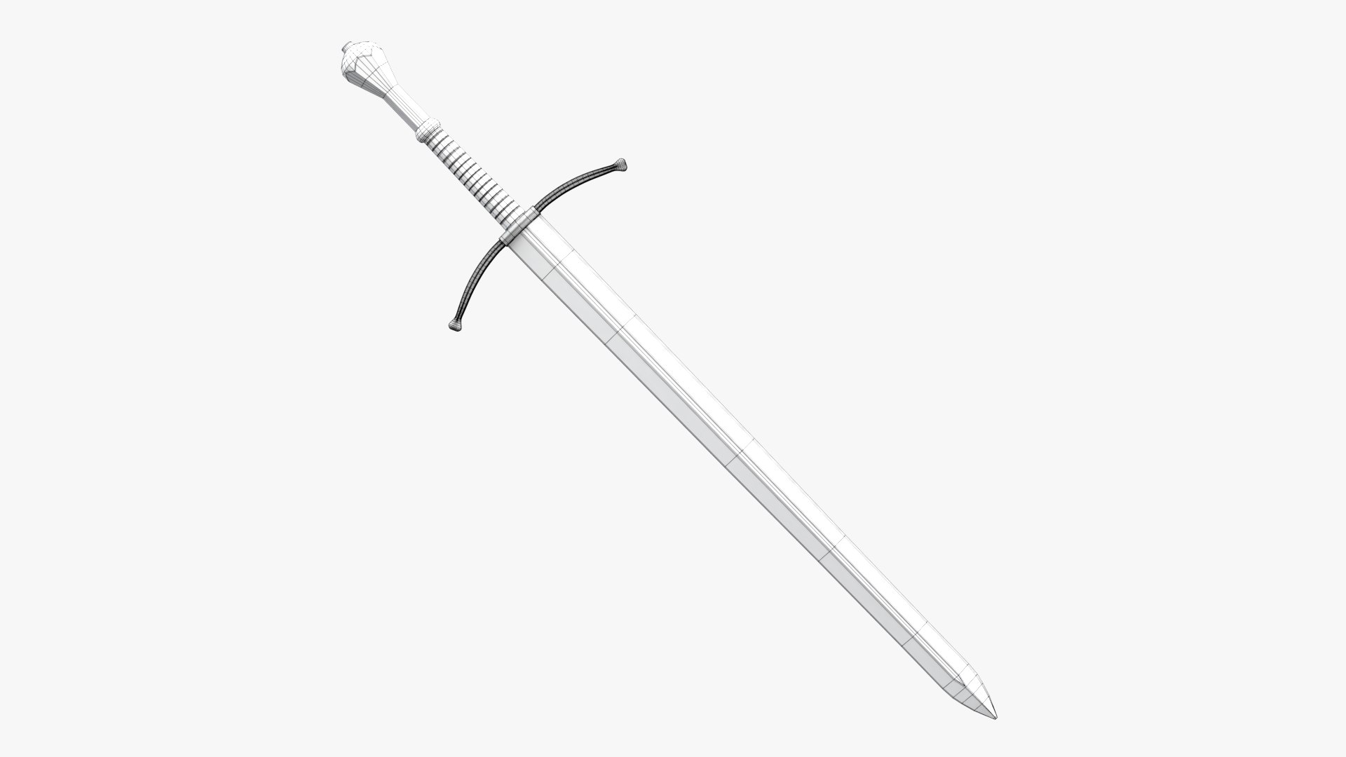 Medieval Longsword Metal Sword 3D - TurboSquid 1566873