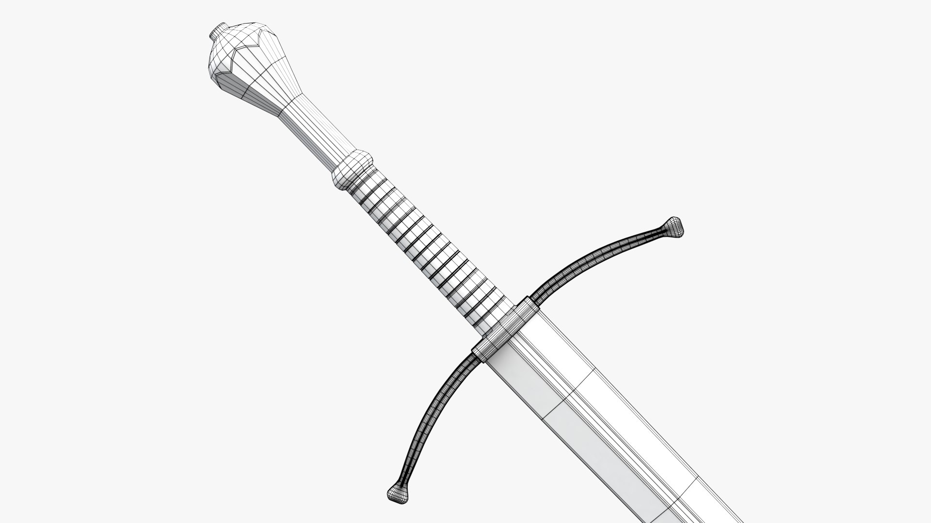 Medieval Longsword Metal Sword 3D - TurboSquid 1566873