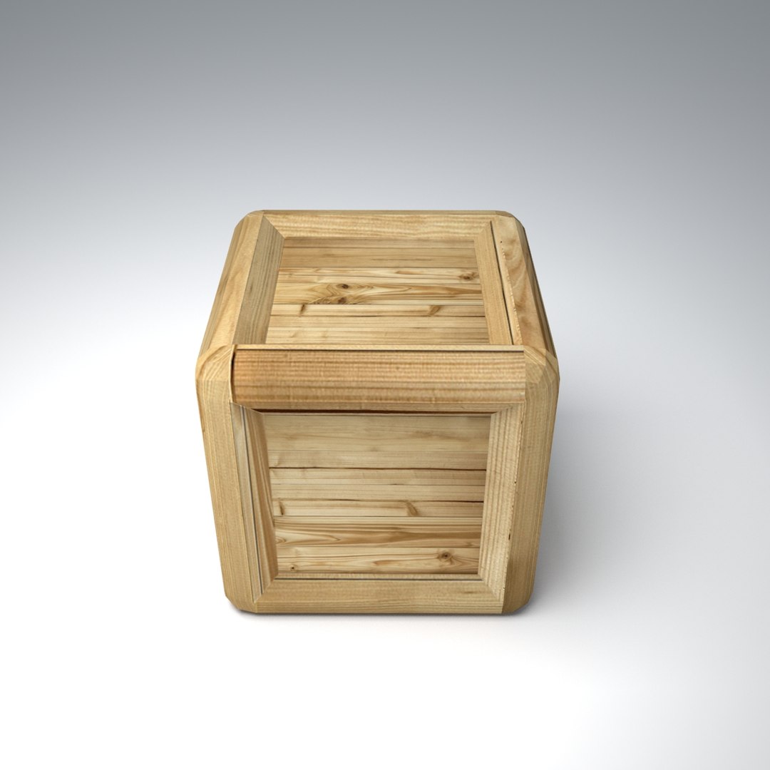 Wooden Box Obj
