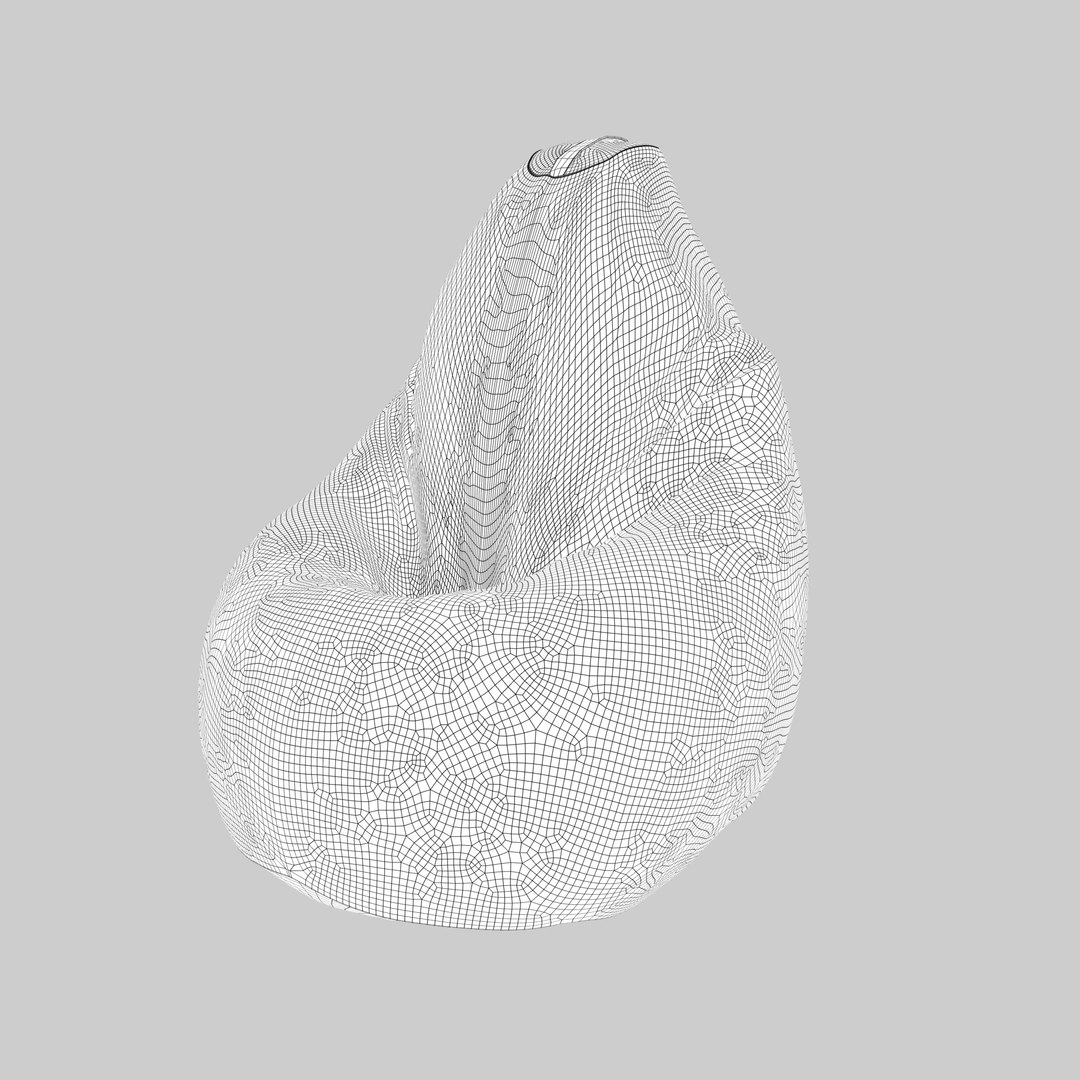 3D Bean Bag Model - TurboSquid 2155235