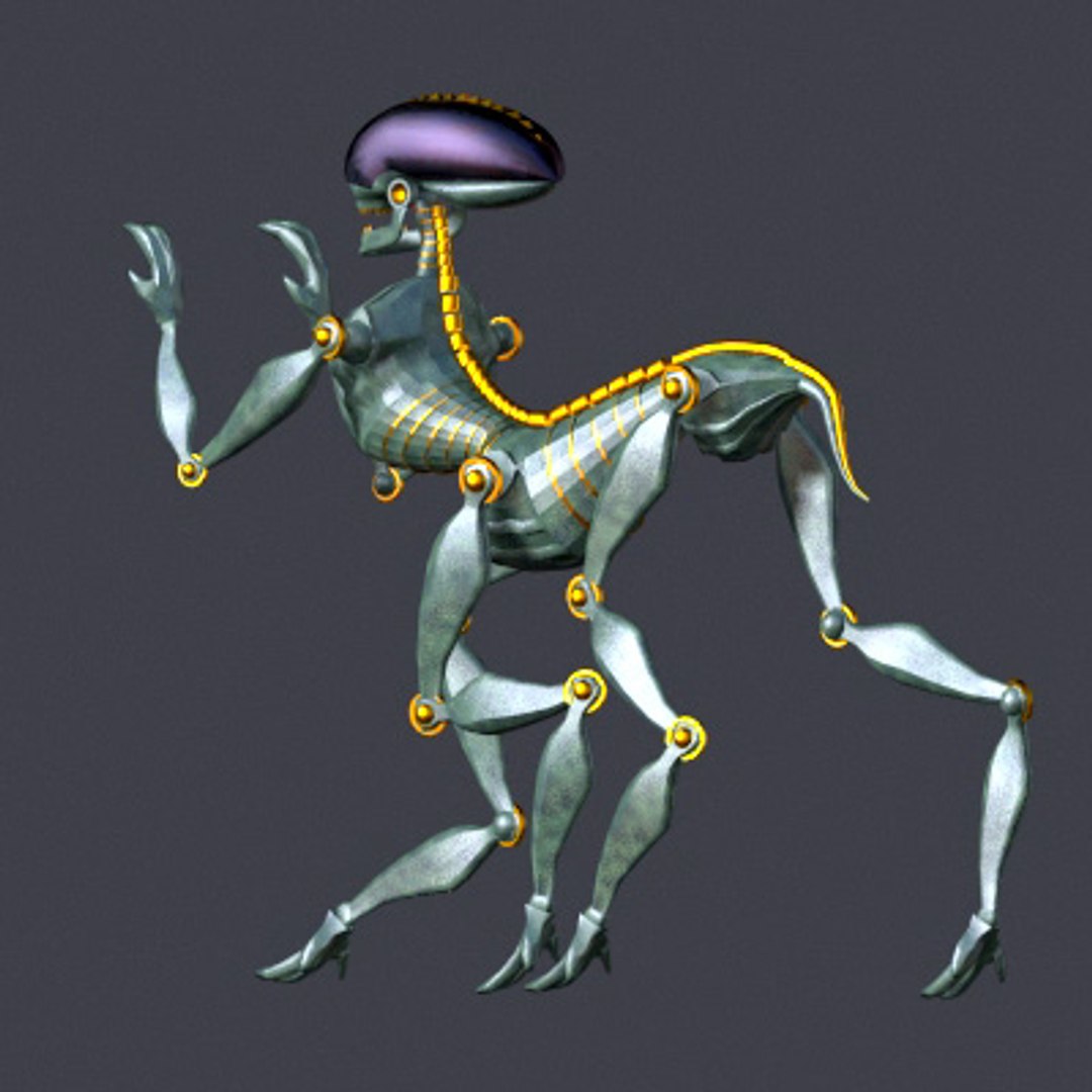 Works Aliens Robots 3ds