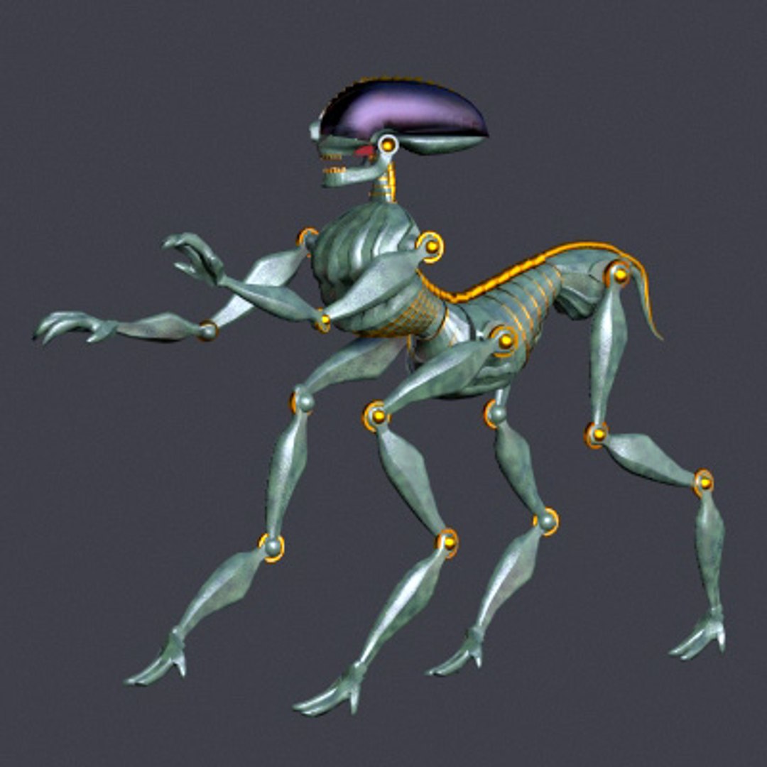 Works Aliens Robots 3ds