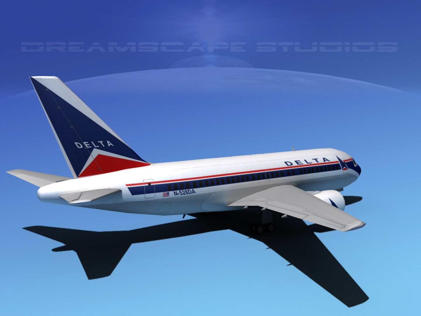 Boeing 767 767-100 3d Max