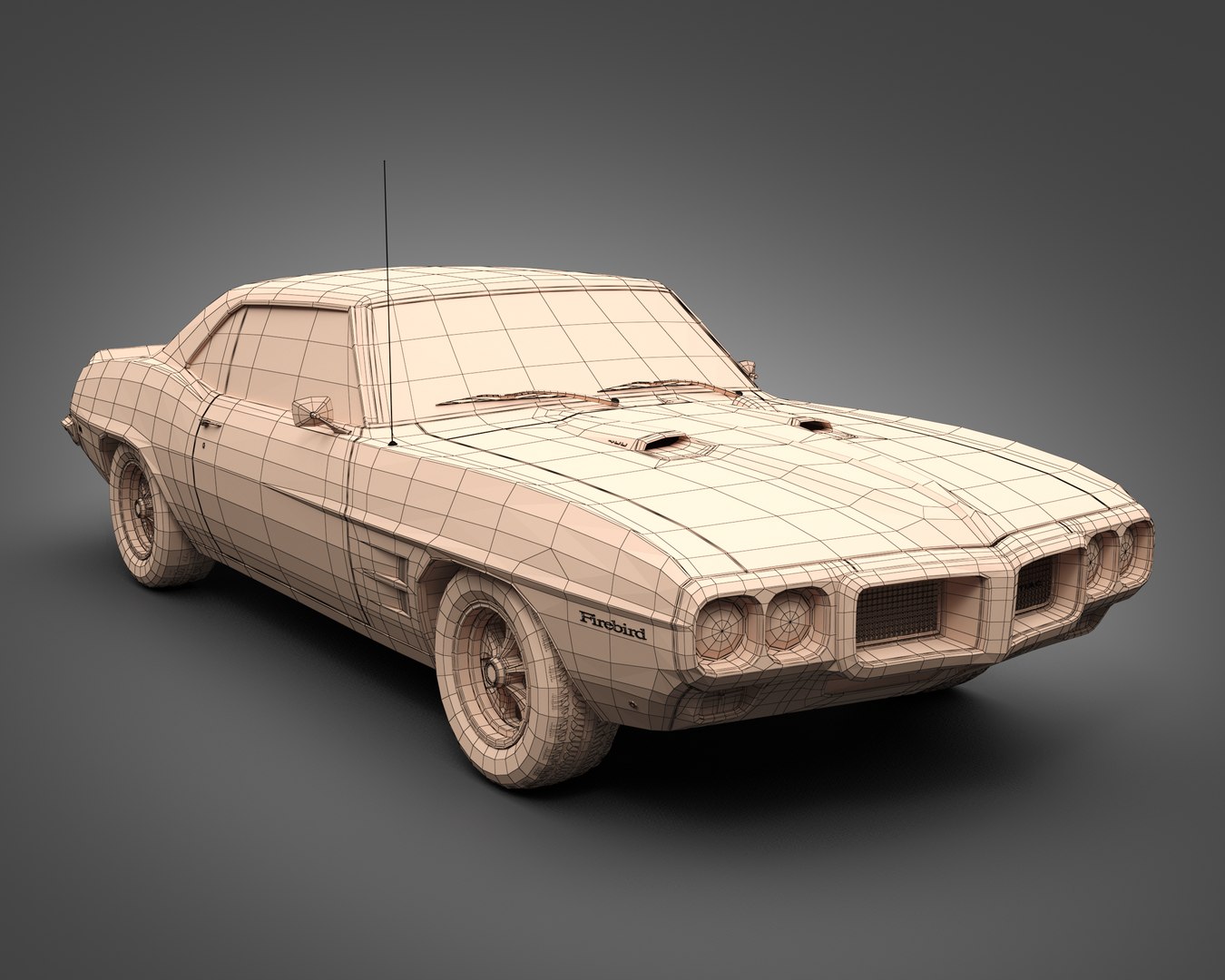 1969 Pontiac Firebird 400 3D Model - TurboSquid 1741105