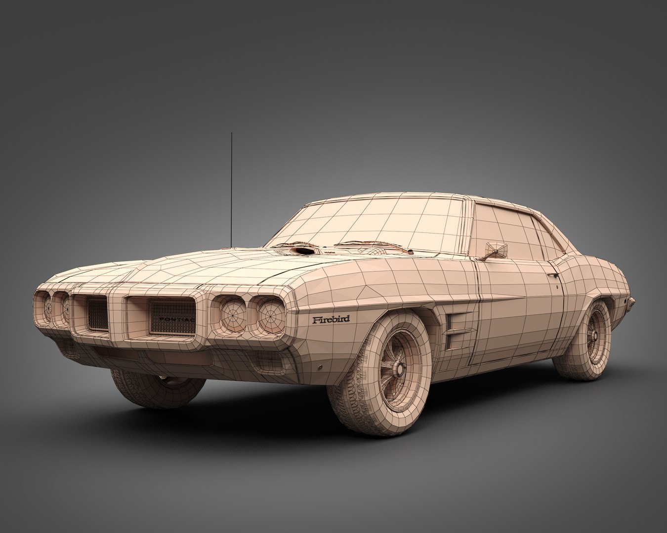 1969 Pontiac Firebird 400 3D Model - TurboSquid 1741105