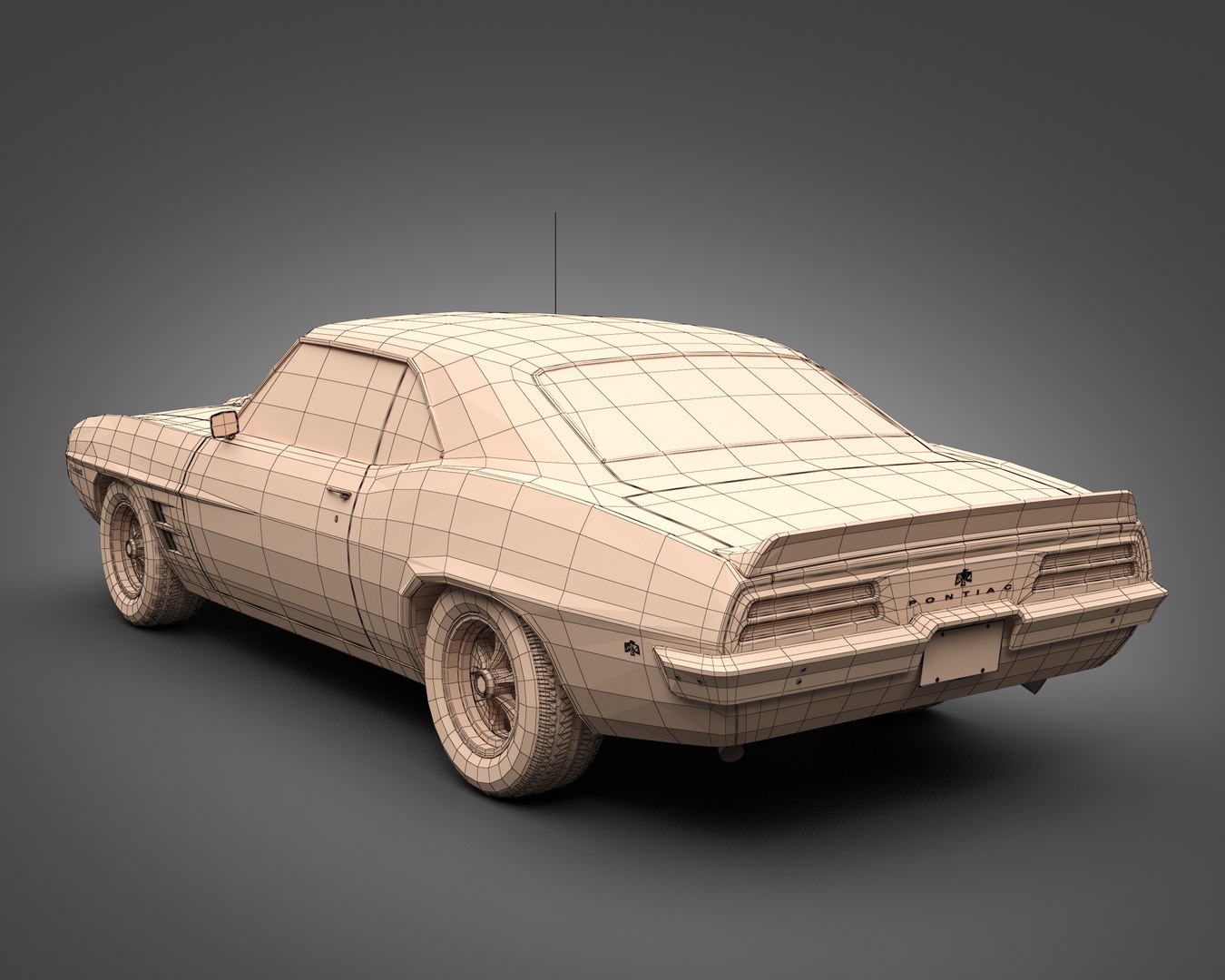 1969 Pontiac Firebird 400 3D Model - TurboSquid 1741105