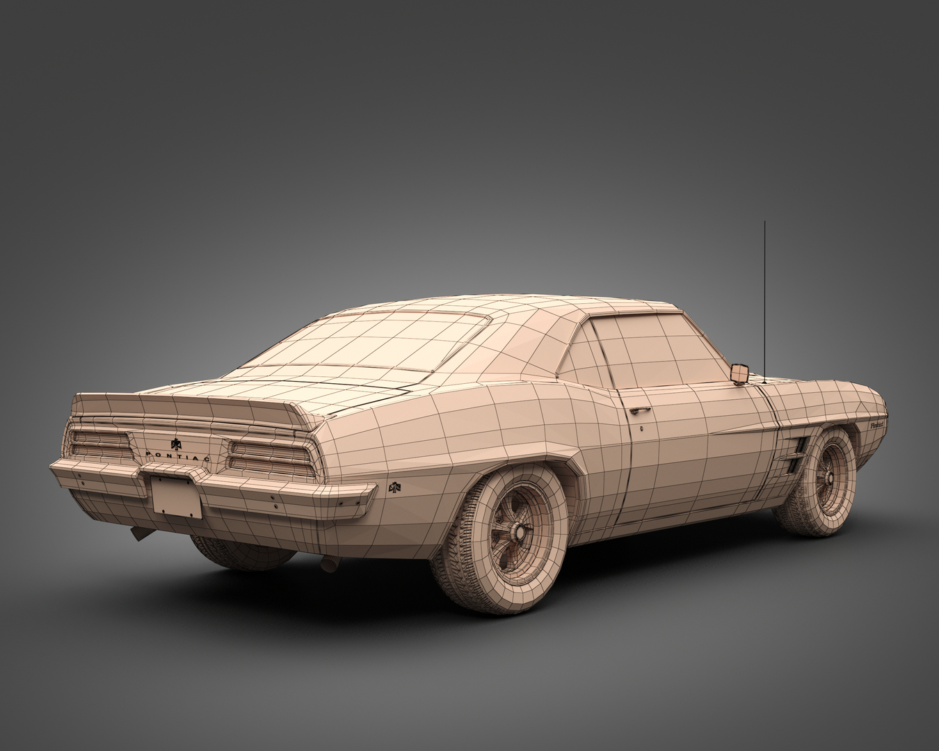 1969 Pontiac Firebird 400 3D model - TurboSquid 1741105