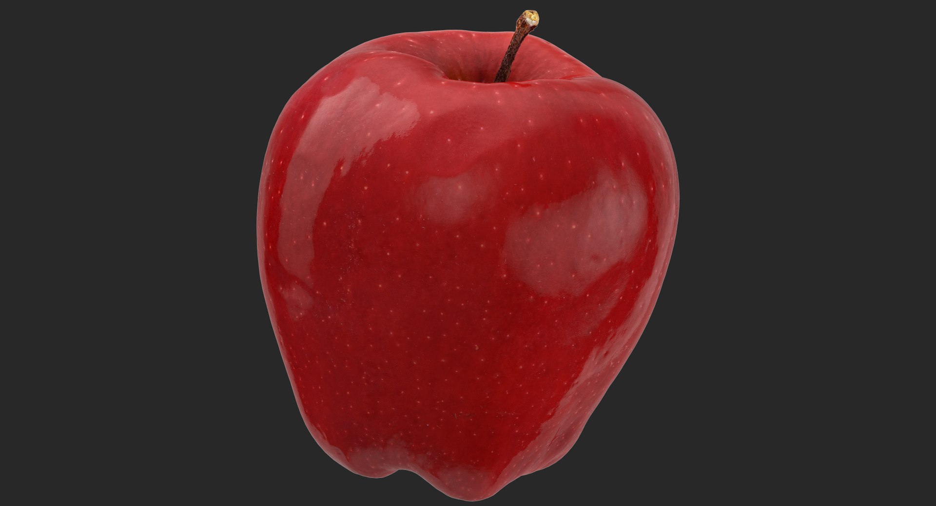 3D red chief apple 04 model - TurboSquid 1466817