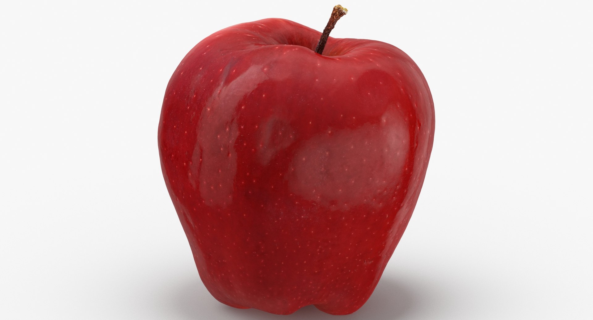 3D red chief apple 04 model - TurboSquid 1466817