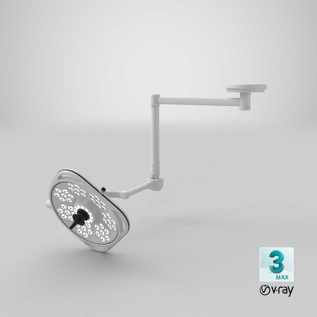 3D Model Operating Lights Single And Double - TurboSquid 1884942