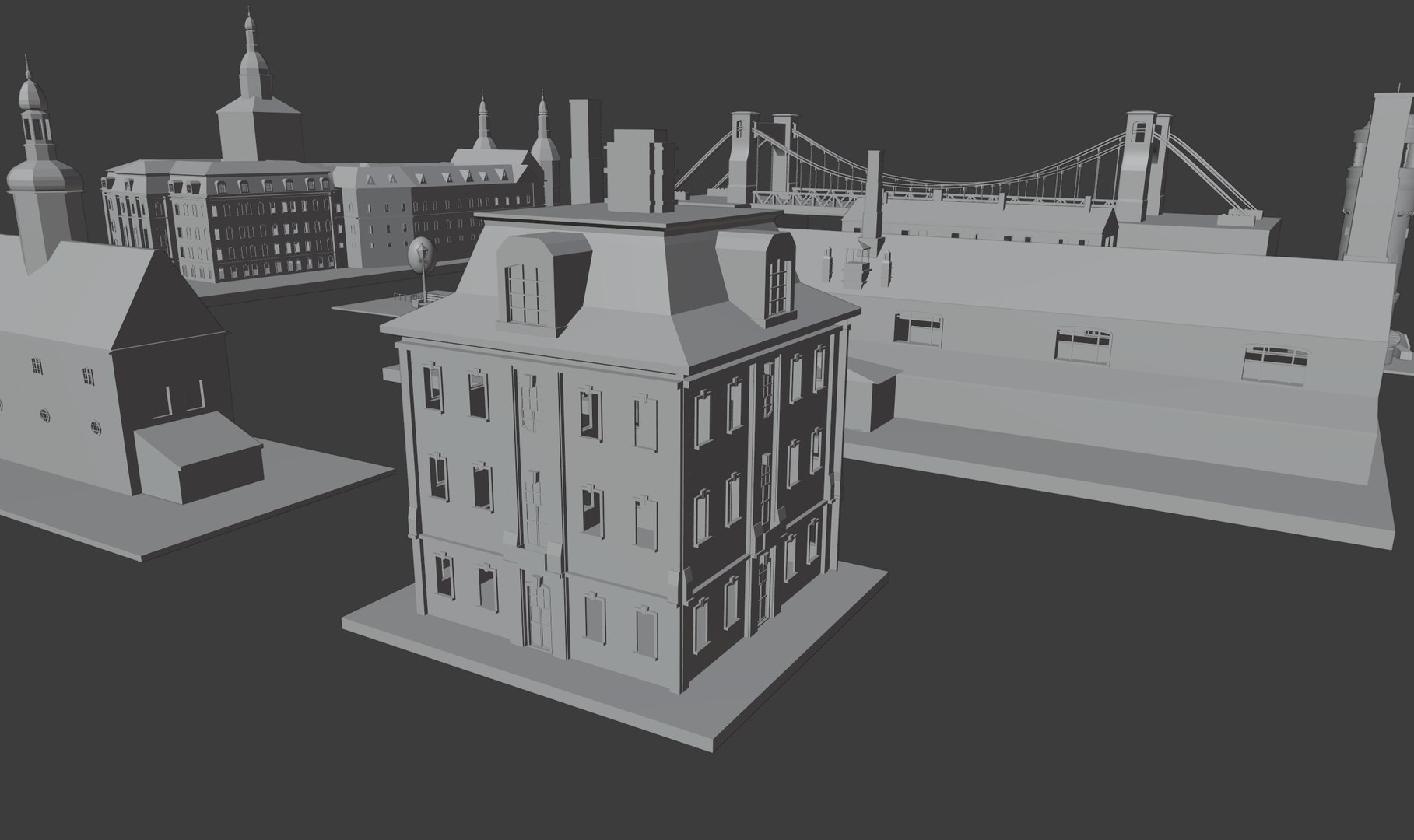 Building Pack 3D - TurboSquid 1664166
