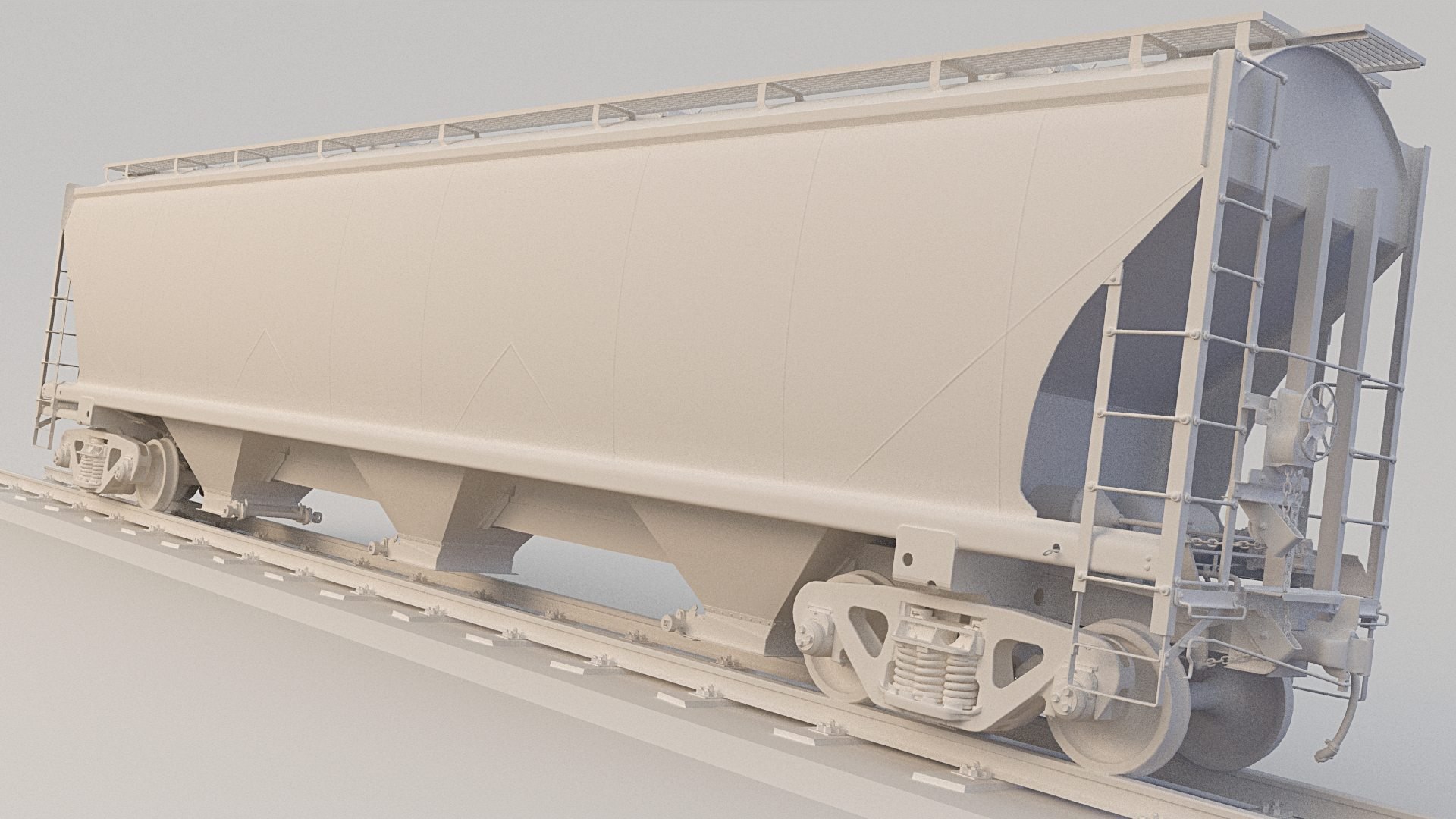 3D Train Hopper - TurboSquid 1524271