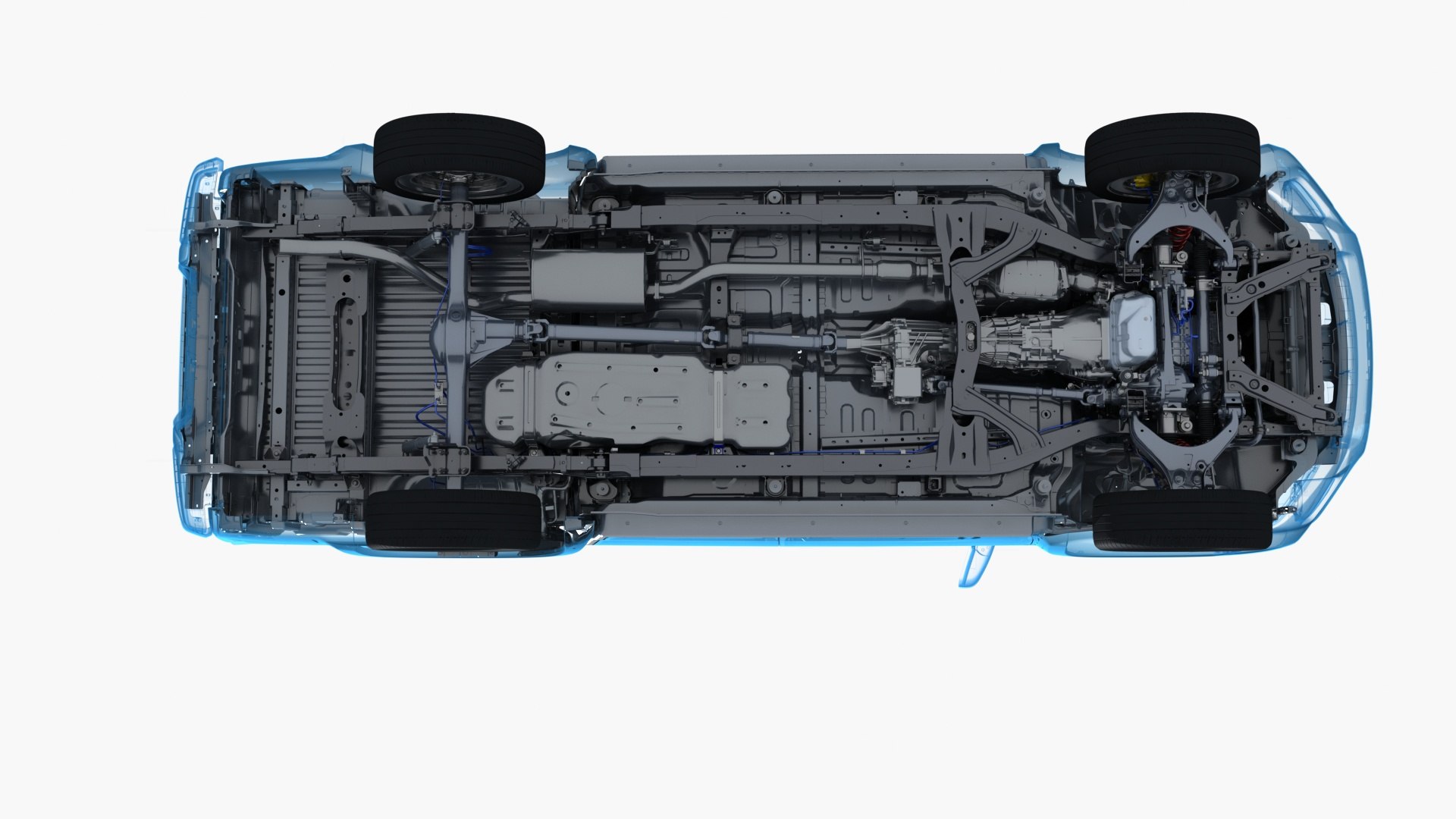 3D Pickup Truck X-RAY Model - TurboSquid 2066733