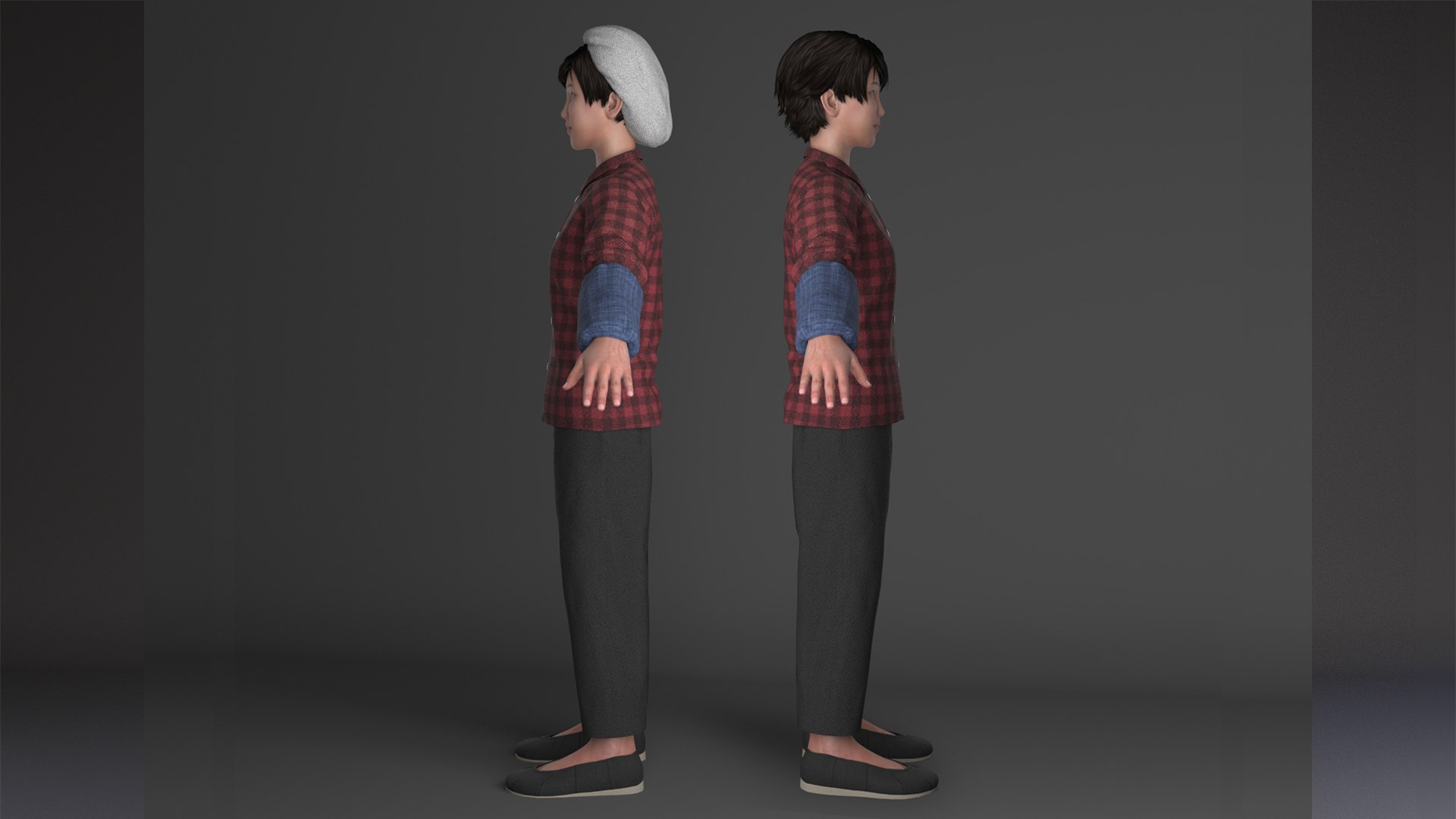 3D Woman Farmer Nanny Asian Woker Model - TurboSquid 1976503