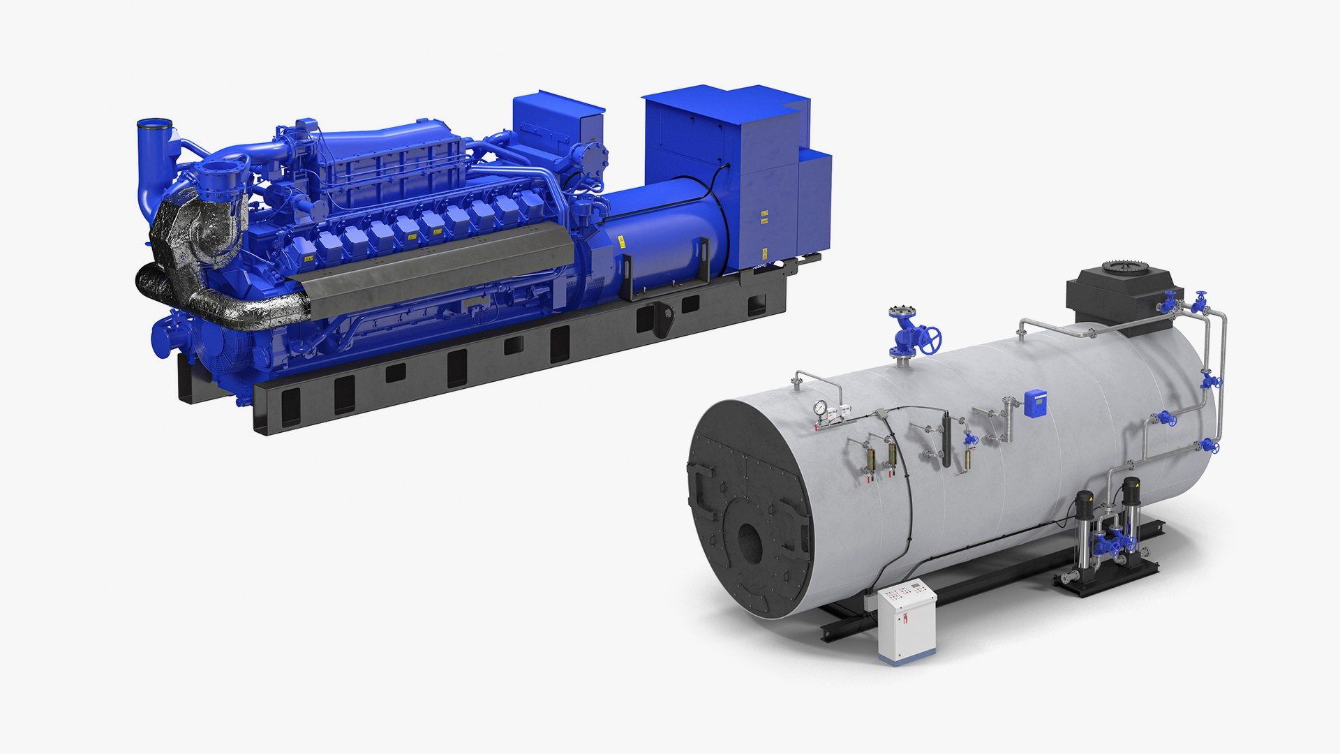 Gas Generators Collection 3D model - TurboSquid 2035845