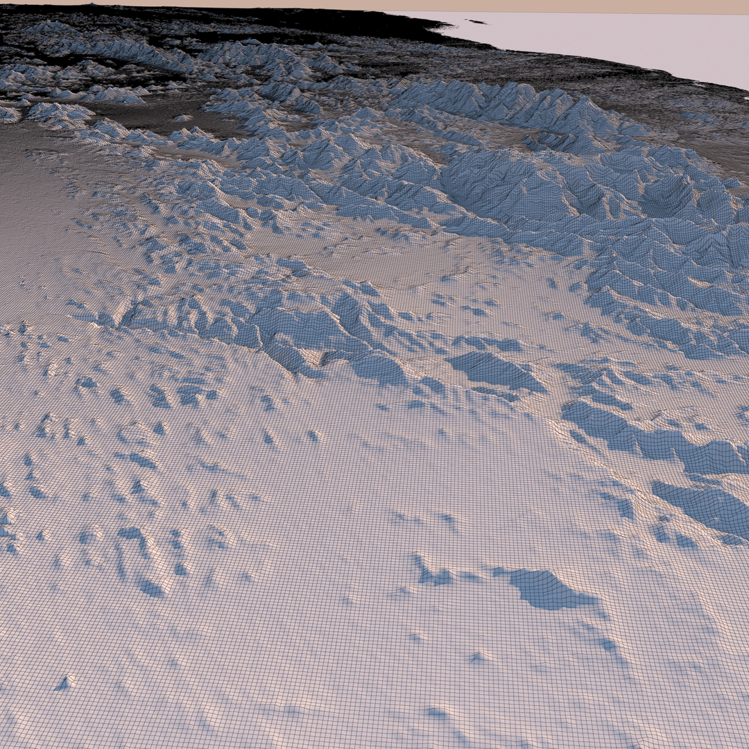 3D terrain arabia neom line model - TurboSquid 1676678