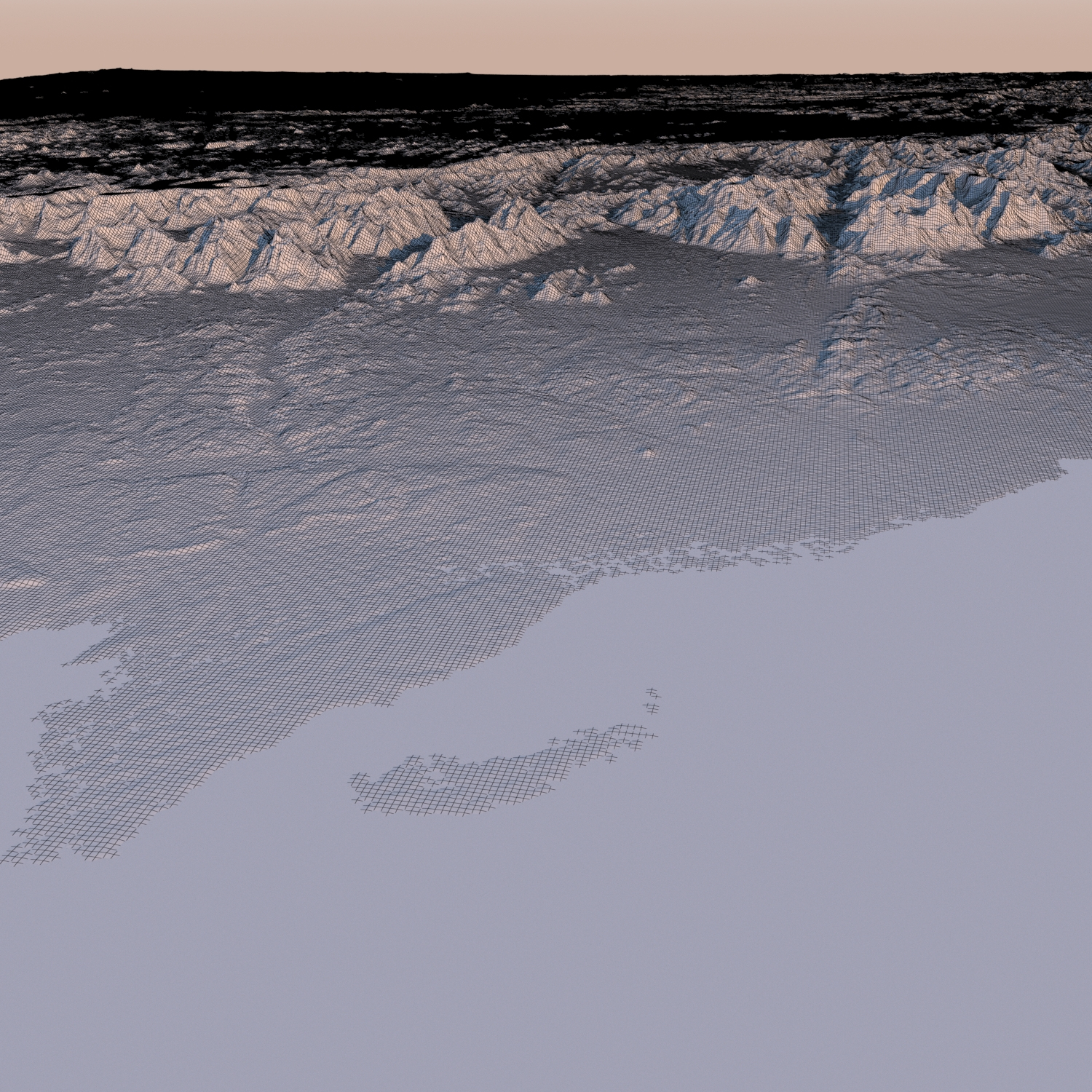 3D terrain arabia neom line model - TurboSquid 1676678