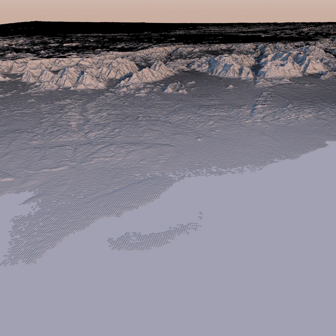 3D Terrain Arabia Neom Line Model - TurboSquid 1676678