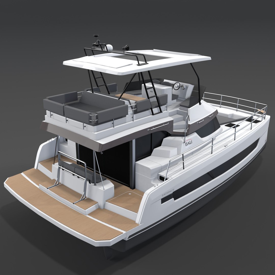 3D Bali Catspace MY 3D Catamaran - TurboSquid 2089315