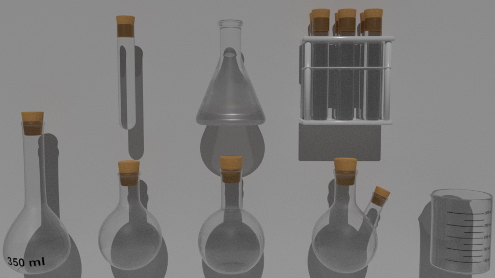 Flask Lab 3D Model - TurboSquid 1321763