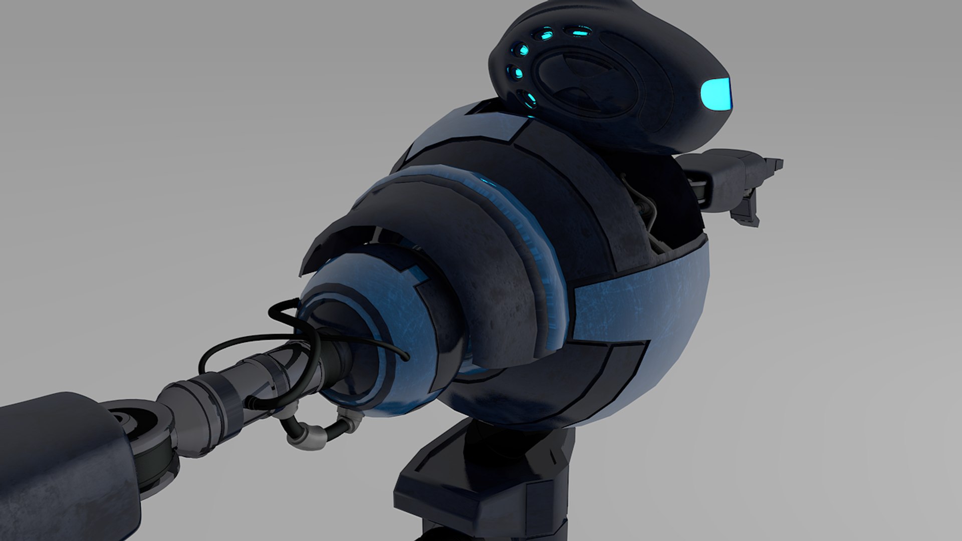 C4d Futuristic Robot