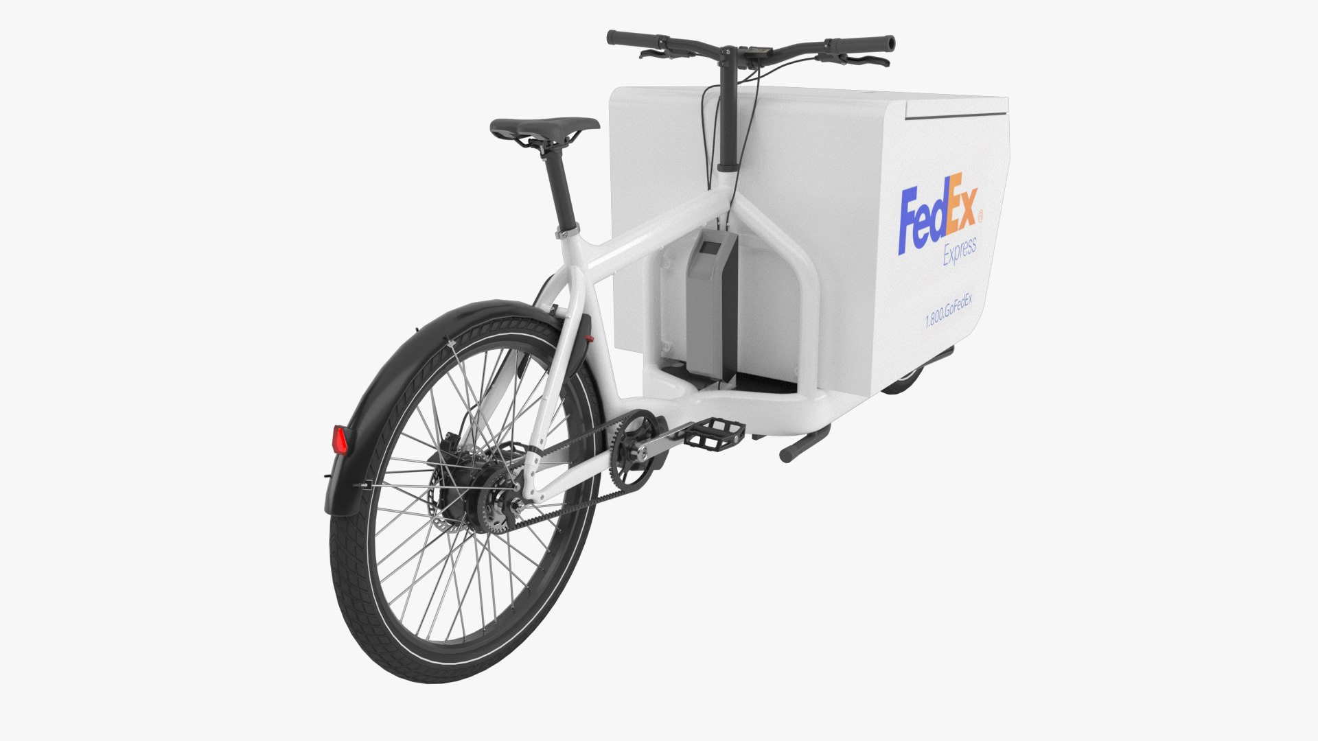 3D Model FedEx Cargo Bike - TurboSquid 1820274