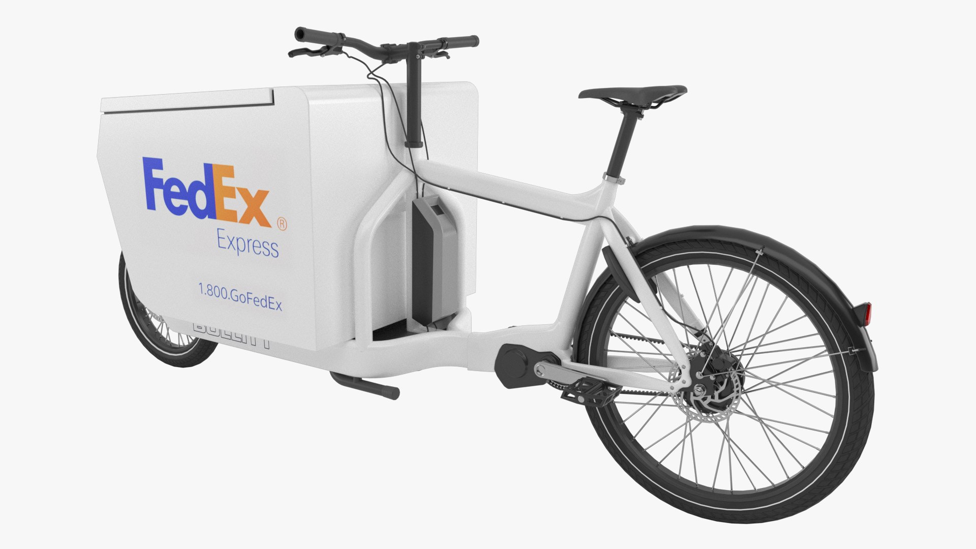 3D Model FedEx Cargo Bike - TurboSquid 1820274