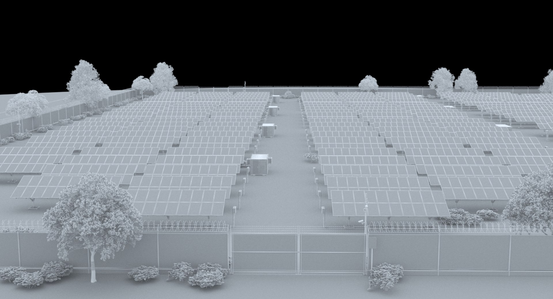 3D Solar Field Model - TurboSquid 1246777