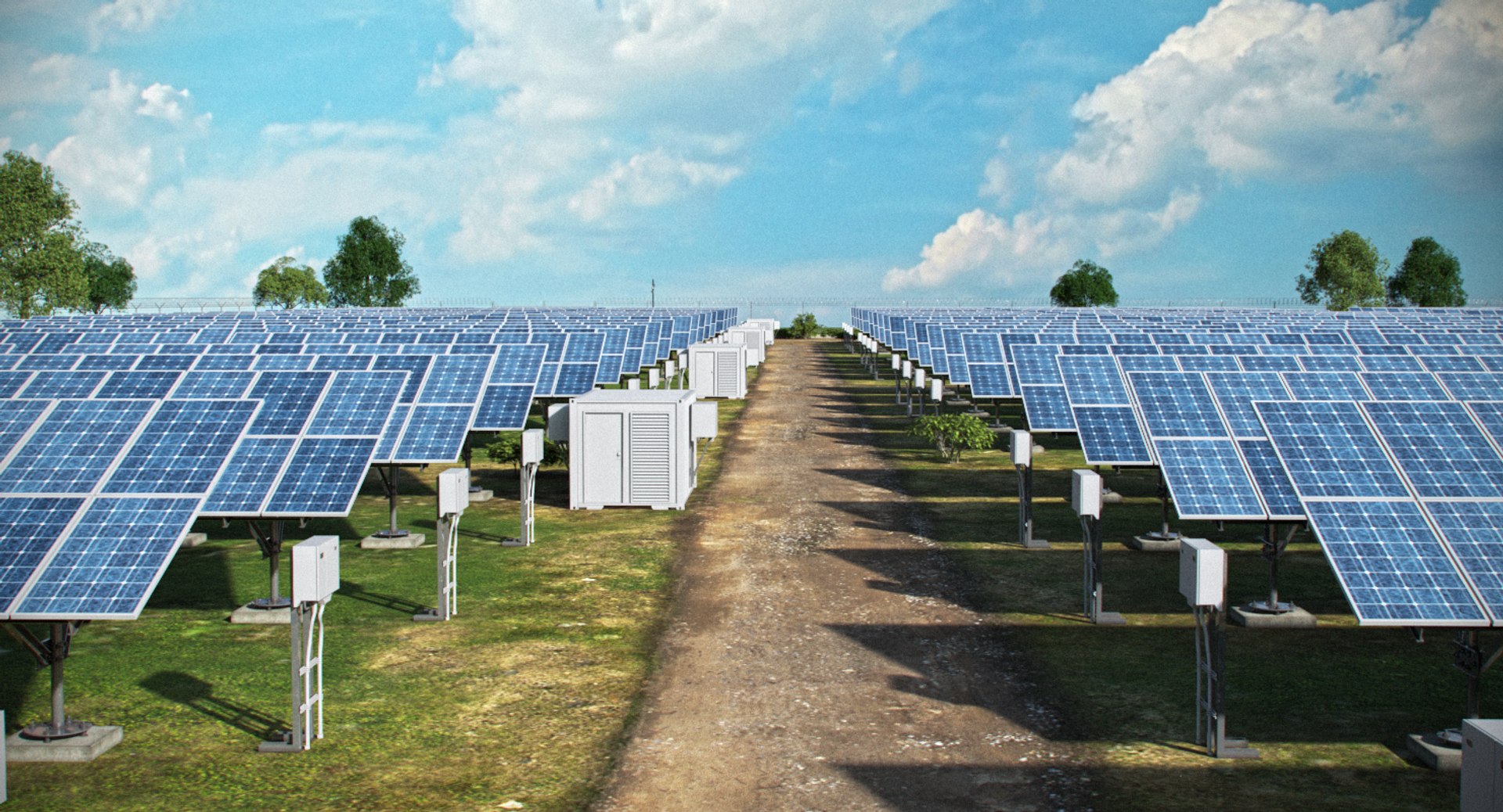 3D Solar Field Model - TurboSquid 1246777