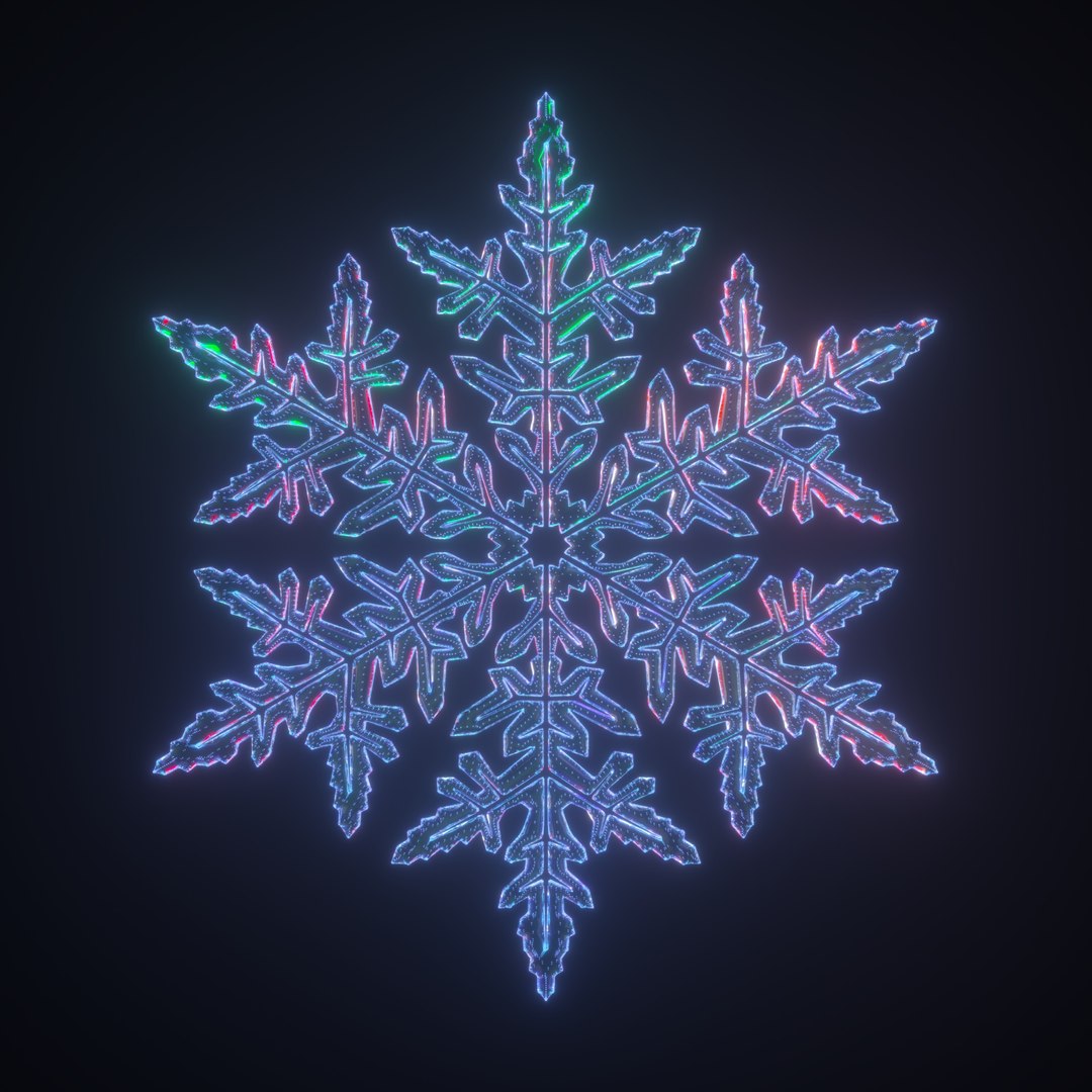 Snowflakes Set V2 3D Model - TurboSquid 1820530