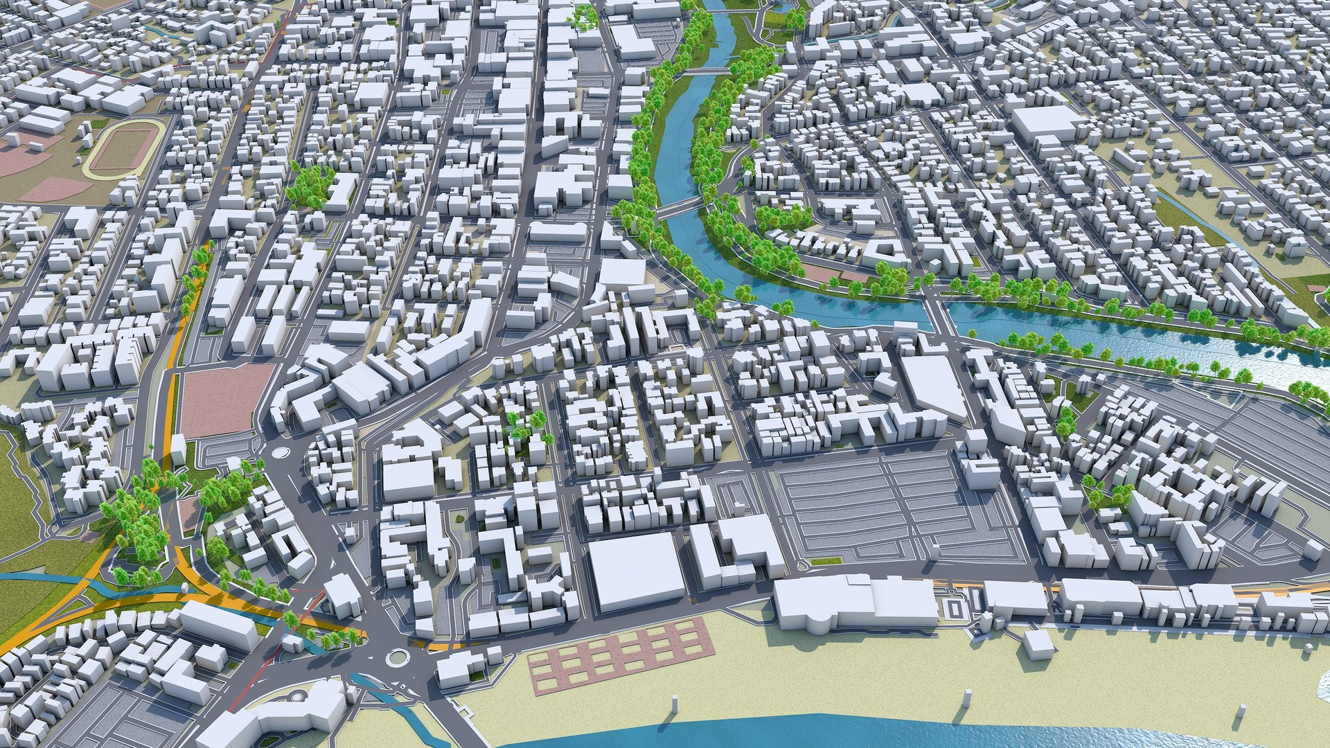 3D Santa Cruz California USA Model - TurboSquid 1720748