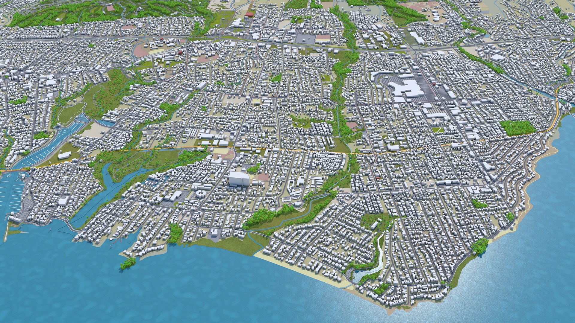 3D Santa Cruz California USA Model - TurboSquid 1720748