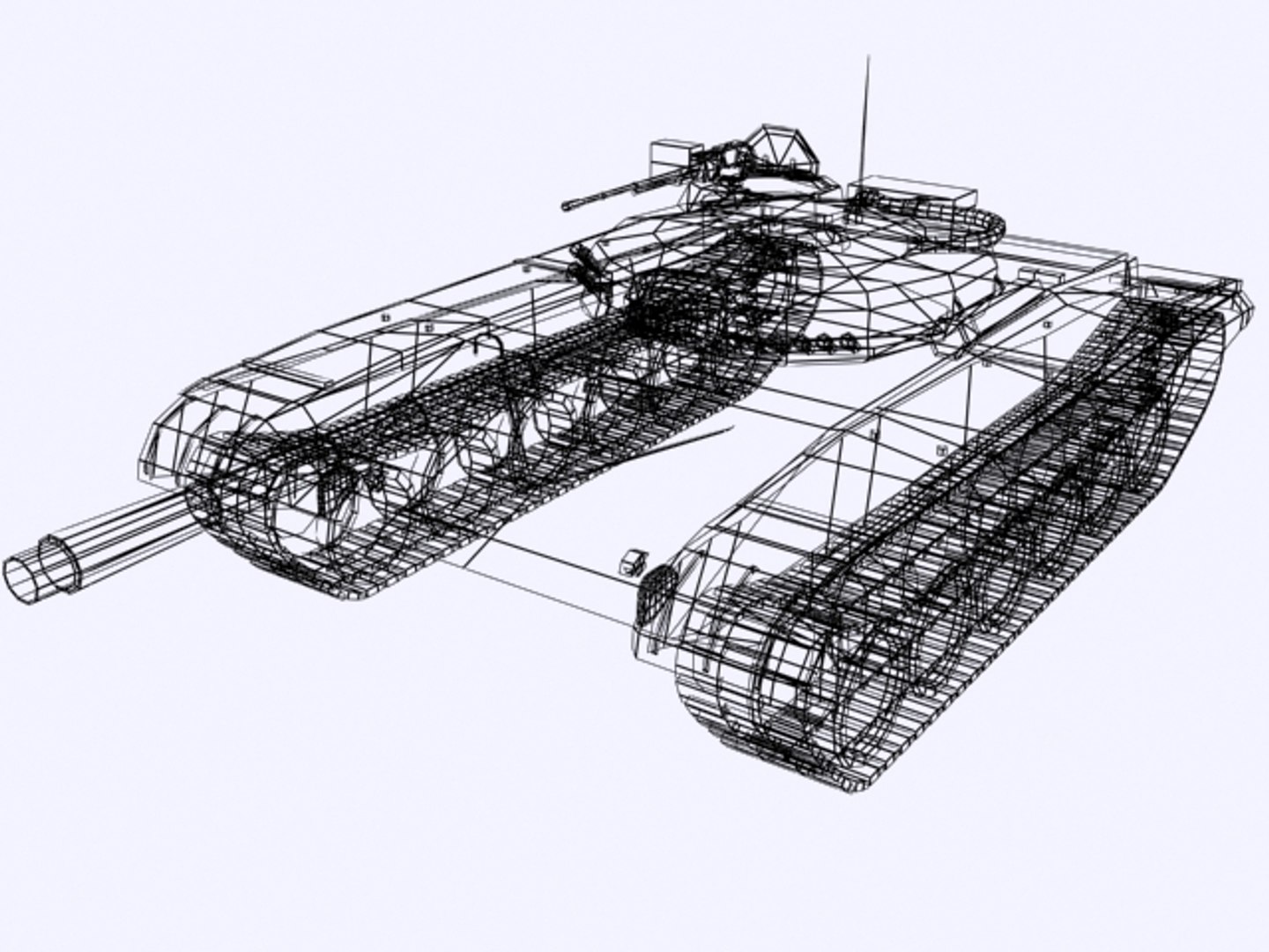 3d T-72 Battle Tank Model