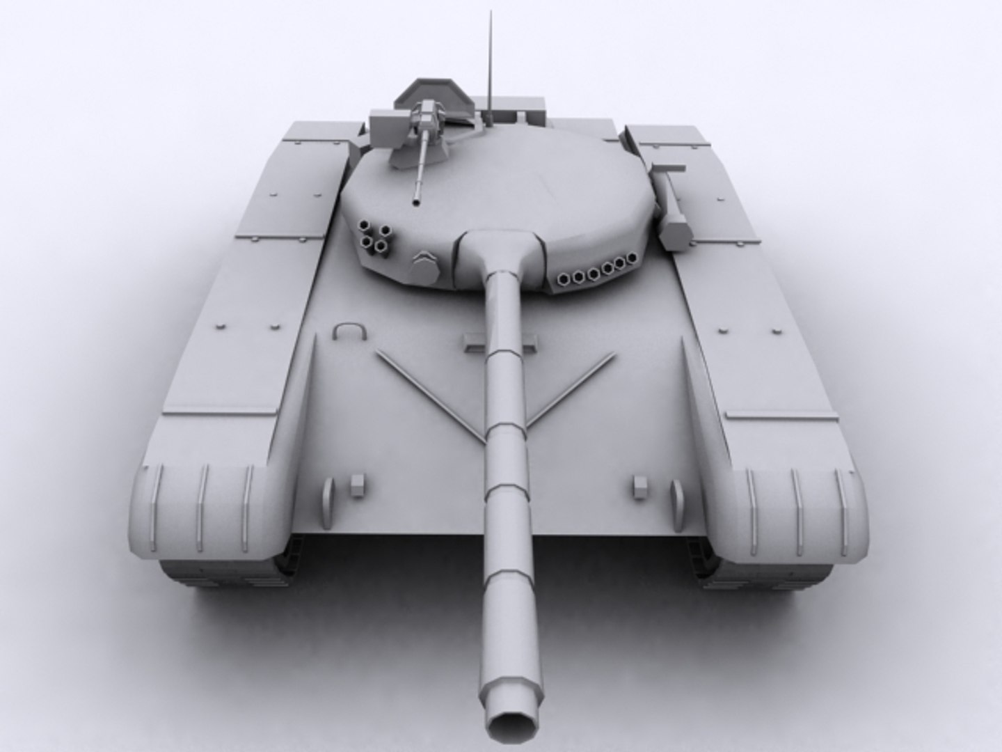 3d T-72 Battle Tank Model