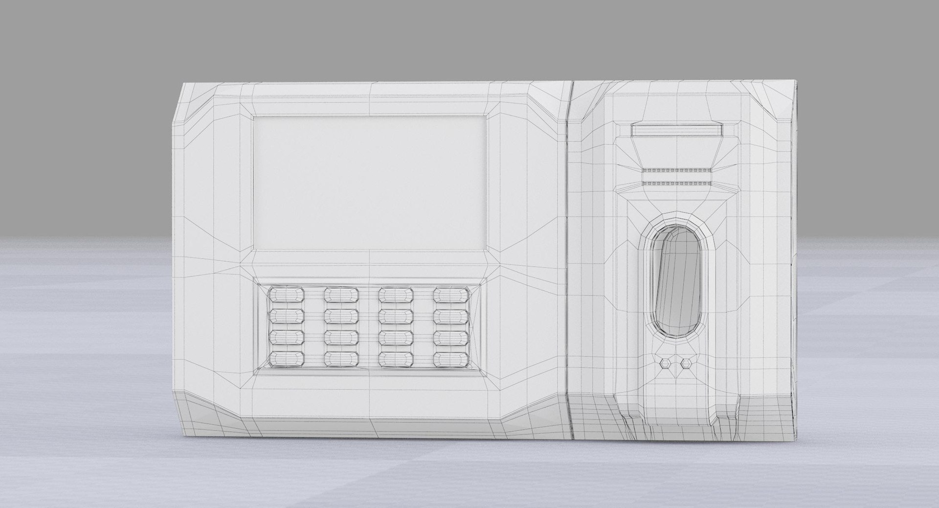 Security Panel 3D Model - TurboSquid 1298254