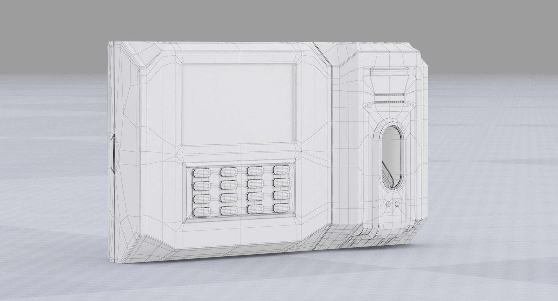 Security Panel 3D Model - TurboSquid 1298254