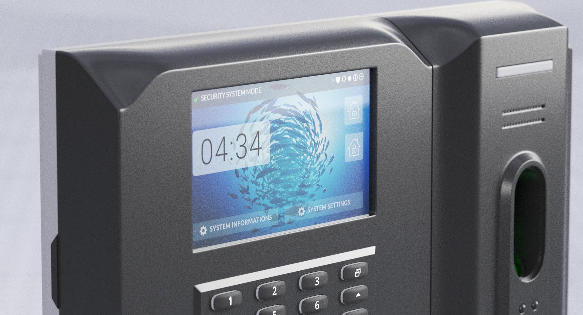 Security Panel 3D Model - TurboSquid 1298254