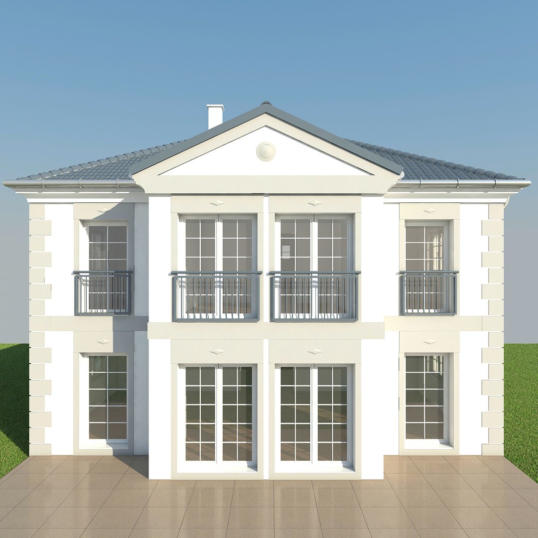 Family House 3d Model