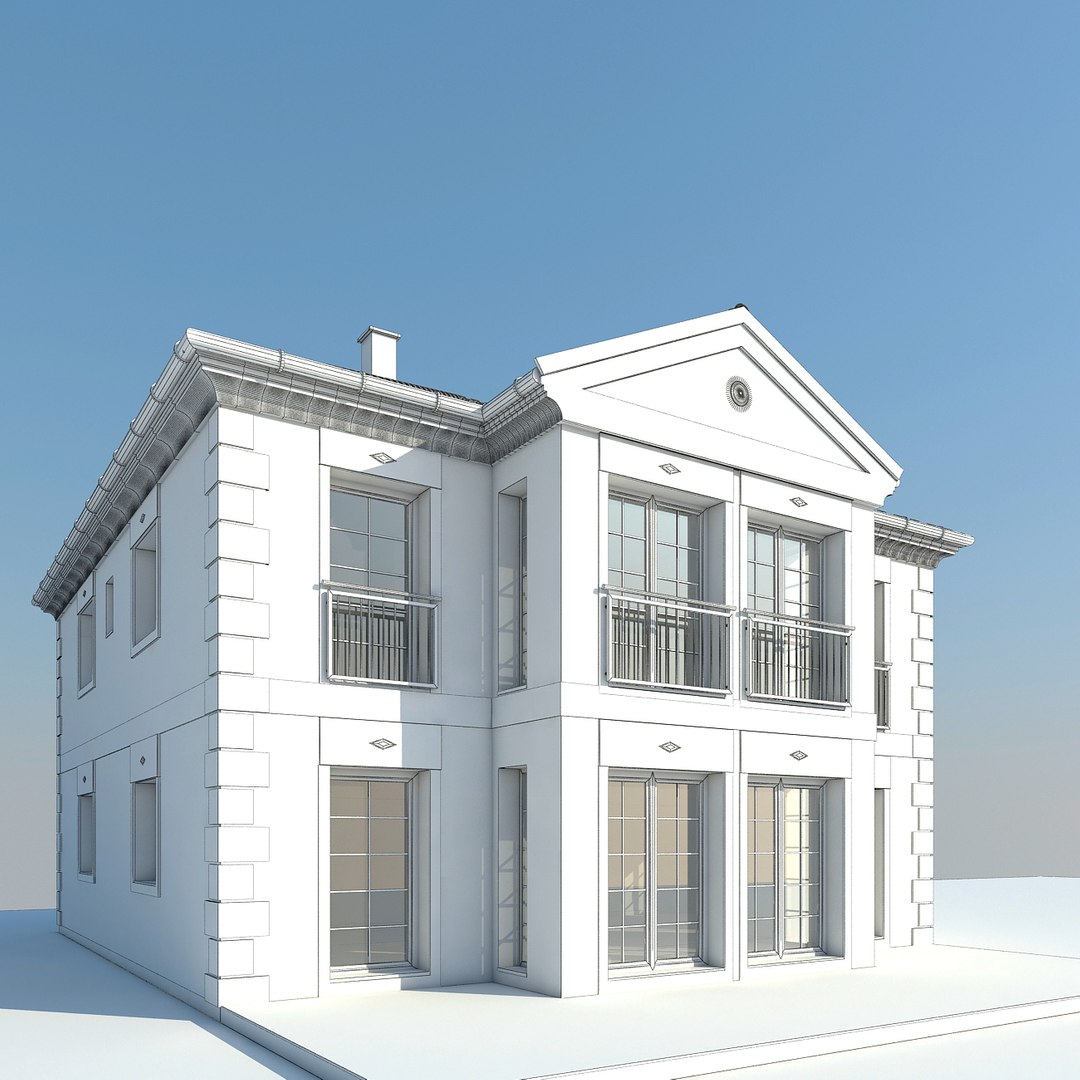 Family House 3d Model