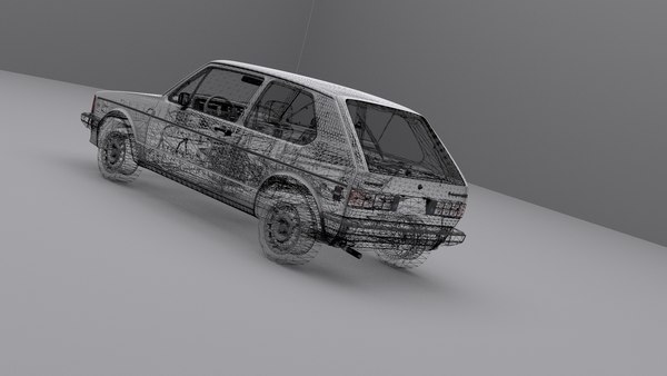 3D model volkswagen rabbit gti 1984 - TurboSquid 1391080
