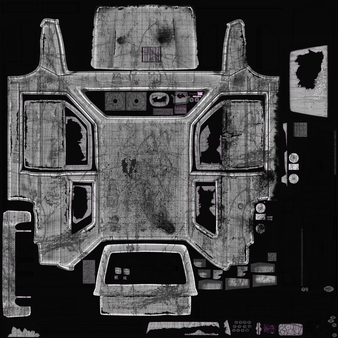 3d Wrecked Car