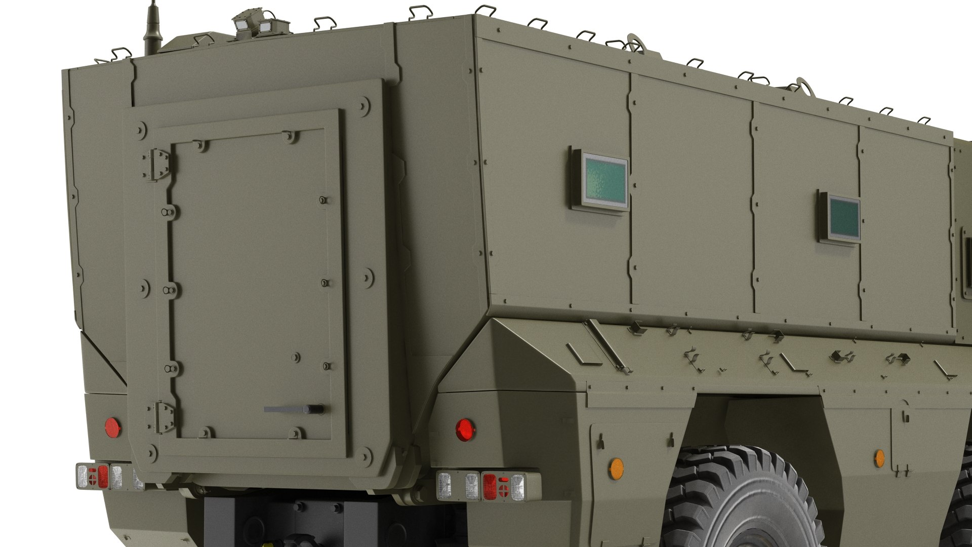 KAMAZ 63968 Typhoon MRAP Simple Interior 3D model - TurboSquid 1778386
