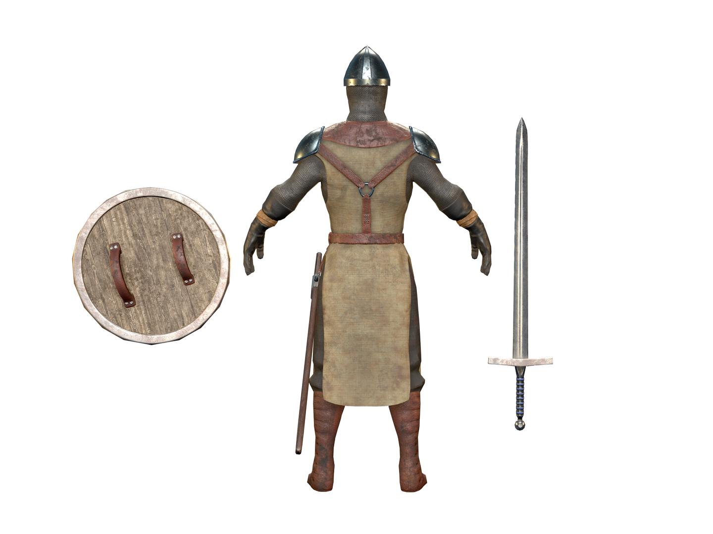 Medieval Swordsman model - TurboSquid 1745501