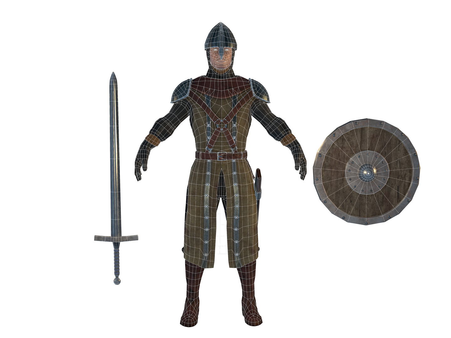 Medieval Swordsman model - TurboSquid 1745501