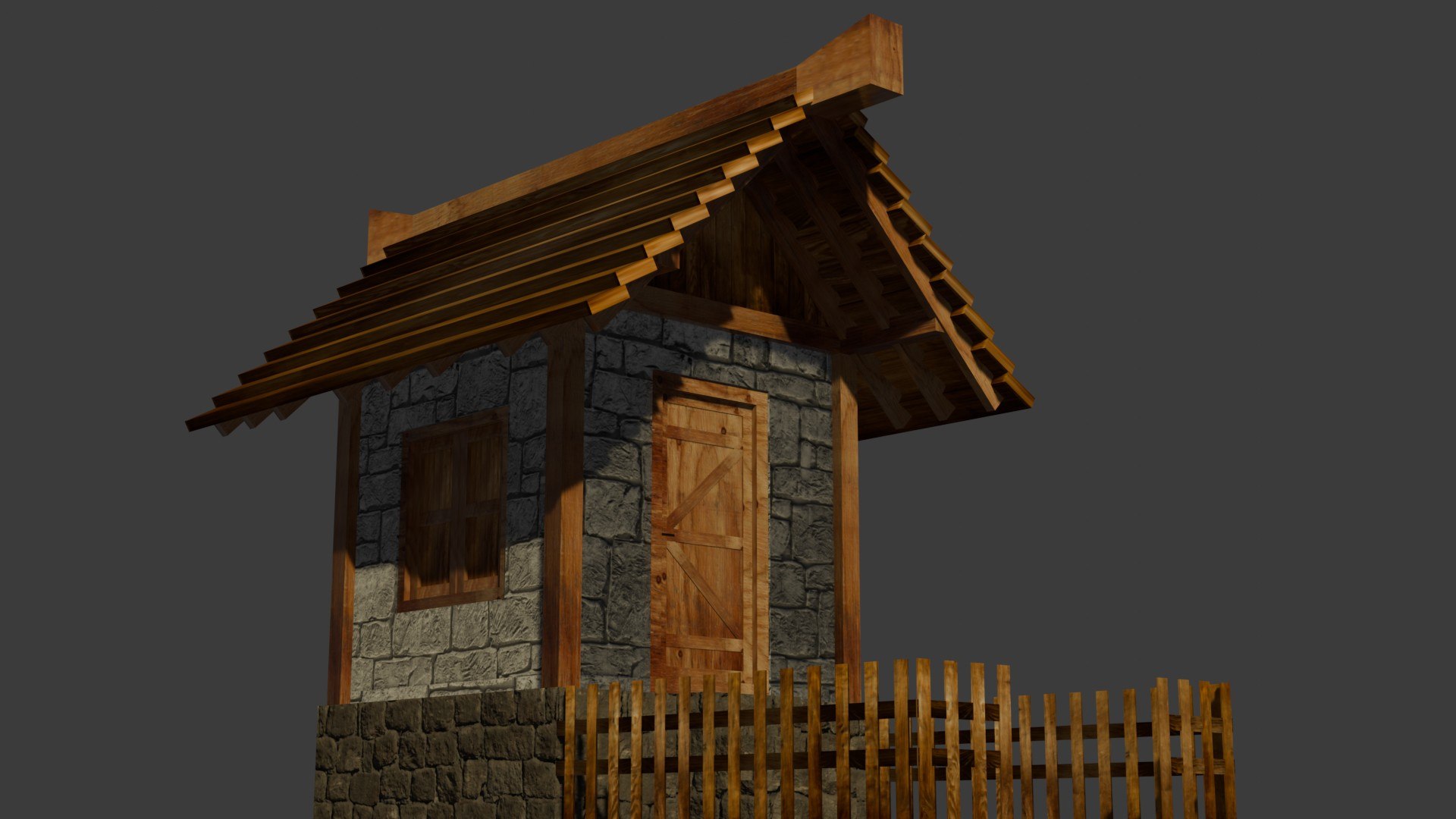 Medieval house 3D model - TurboSquid 2178287